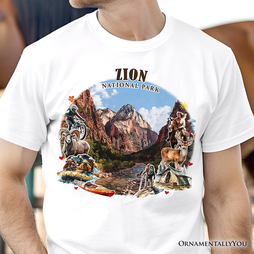 Adventurous Zion National Park Ornament | OrnamentallyYou