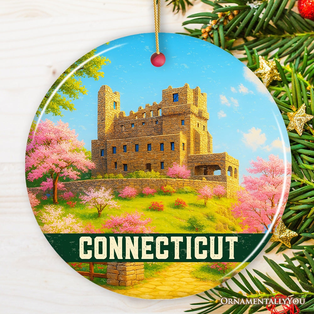 Charming Connecticut Gillette Castle Ornament | OrnamentallyYou