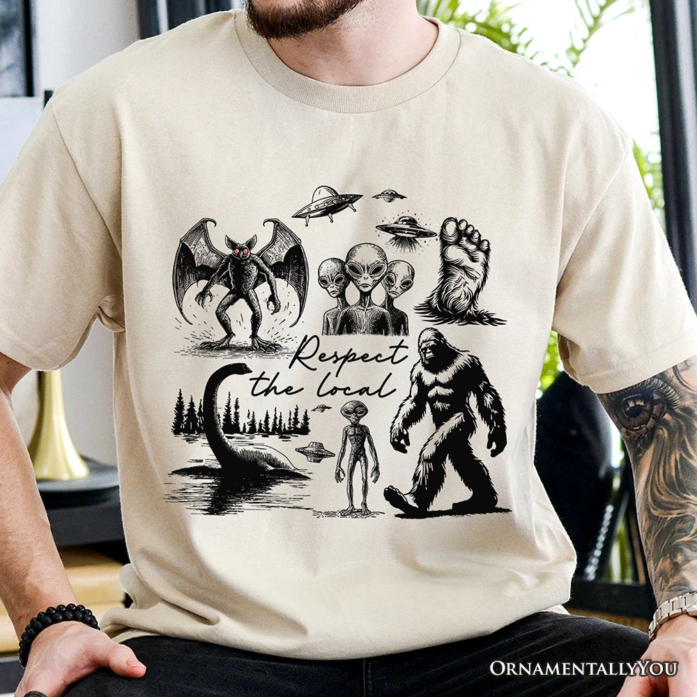 espect The Local Cryptid Squad Funny Meme Tee | OrnamentallyYou