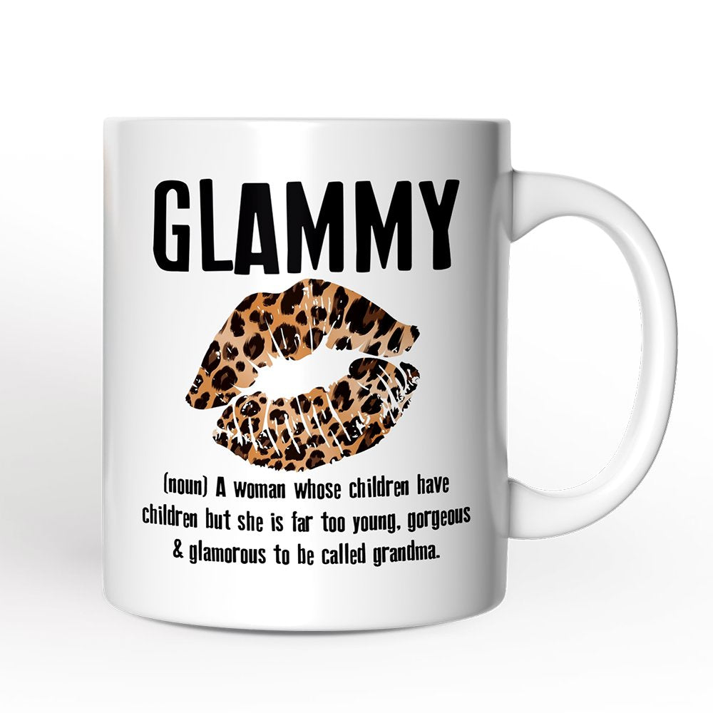 Leopard Lips Glammy Definition Personalized Mug | OrnamentallyYou